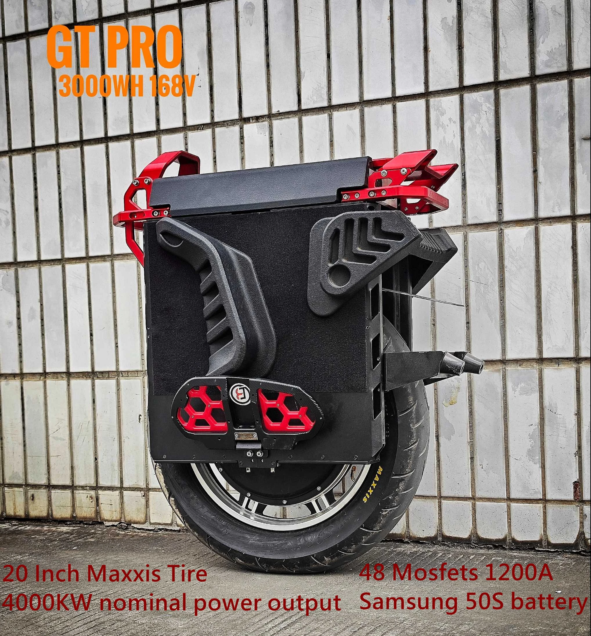 168v 3000wh Electric Unicycle Commander Gt Pro Electric Unicycle 4000w ...