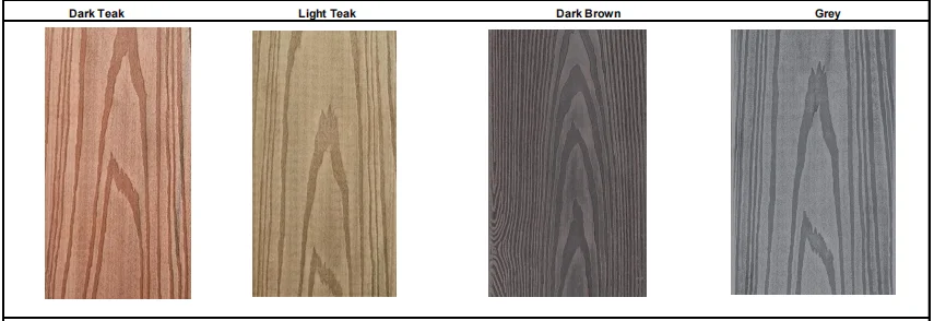 Wood Stone Plastic Composite WPC Extrusion Panels