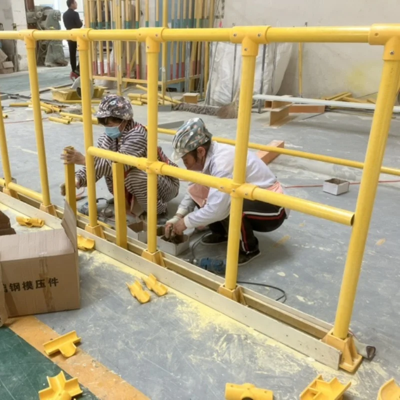 Anti Acid FRP GRP Walkway Platform Stair With Handrail Fiberglass ...