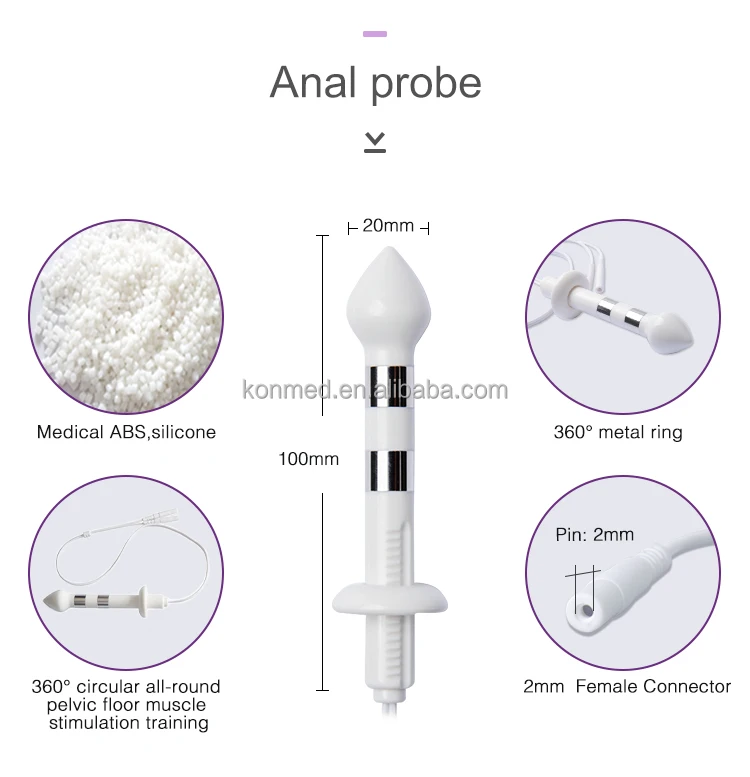 ISO13485 Home Use Electrode Anal Probe for Men Urinary Incontinence ...