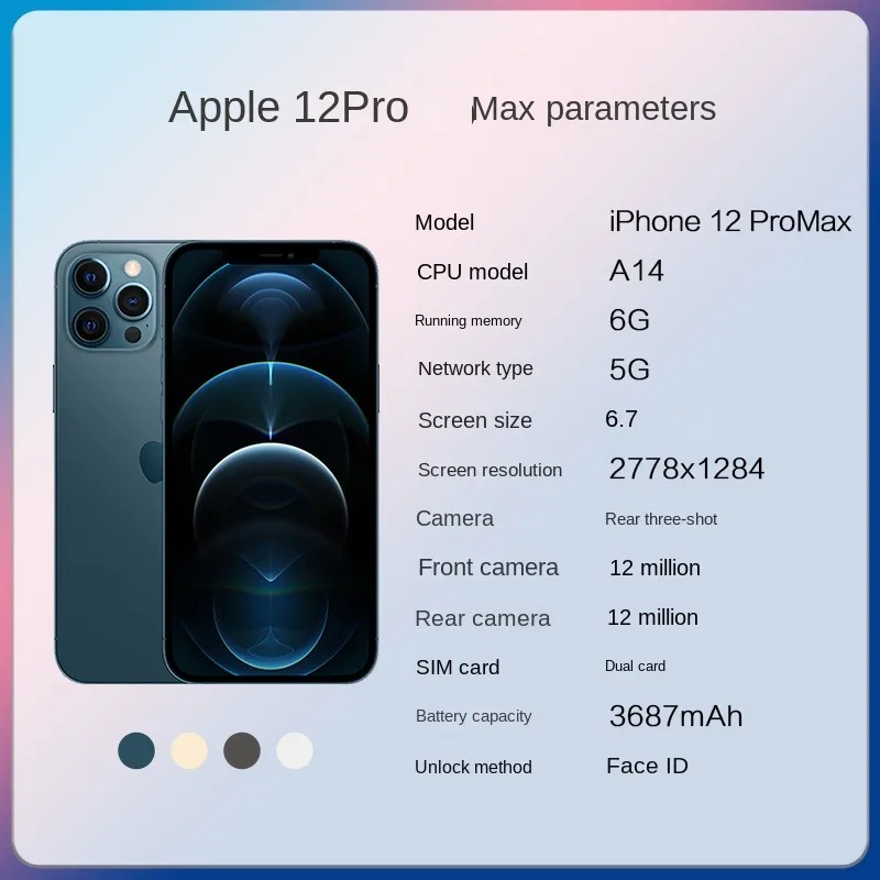 Wholesale Unlocked I Phone 12 Pro Max Mini For Used Iphone 12 Pro Max ...