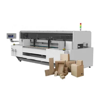 China Easy Operating Automatic Box Maker Portable Corrugated Box Making ...