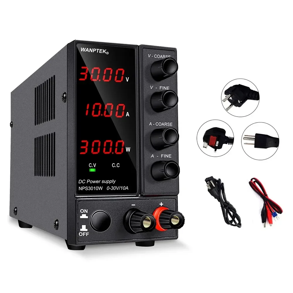 Wanptek Bench Dc Adjustable Power Supply,Dc Power Source,60v 5a 300w,Lab,Electronics Design ...