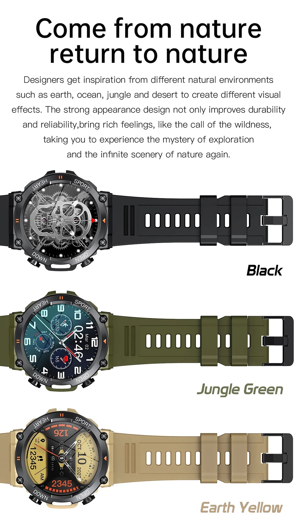 K56 Pro Smartwatch - Outdoor Sports Smart Watch with APP