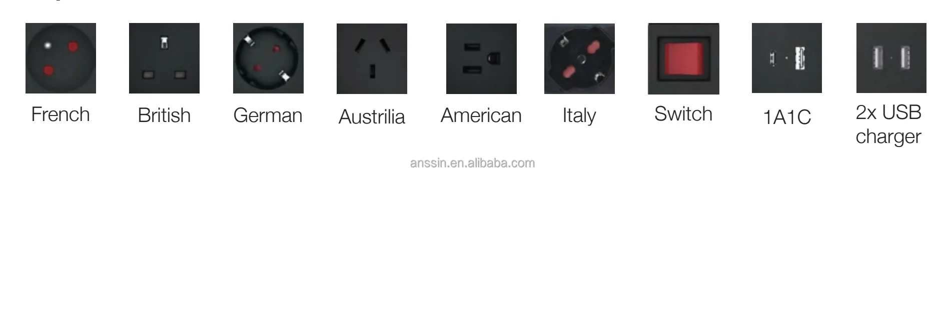 Brazil Standard Pop up Power Socket With 3 Sockets and USB Charge ...