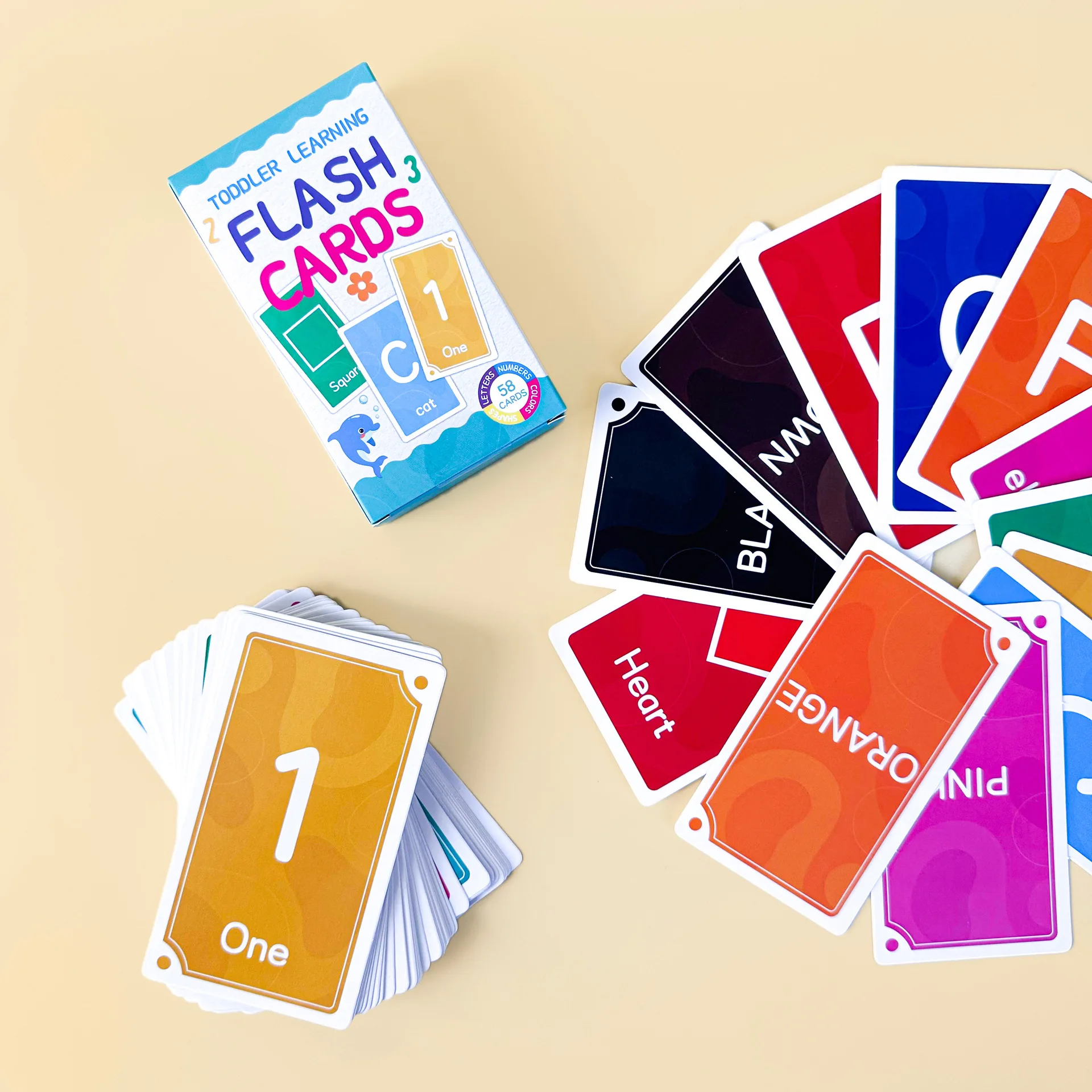 Custom Printed Cards - Flash Cards for Early Education