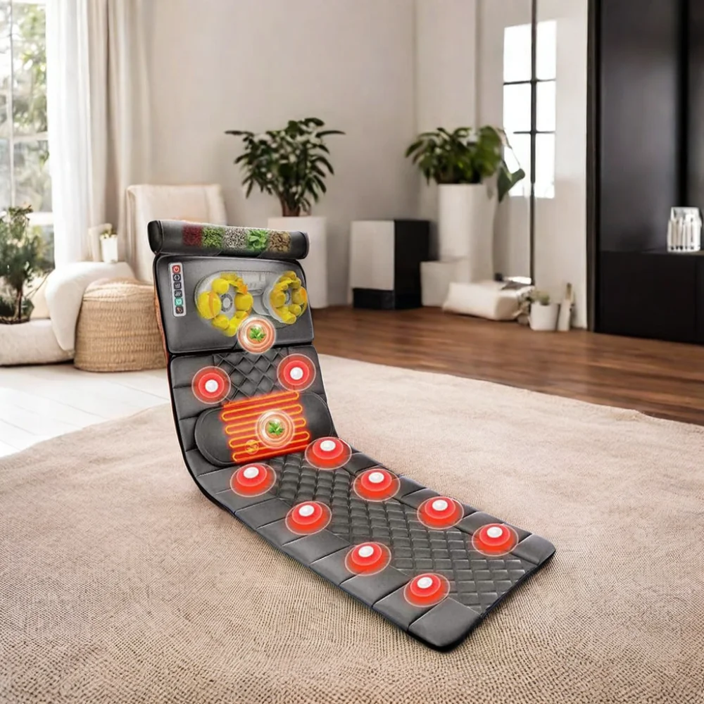 Full Body Airbag Infrared Roller Electric Massage Mattress Vibration ...