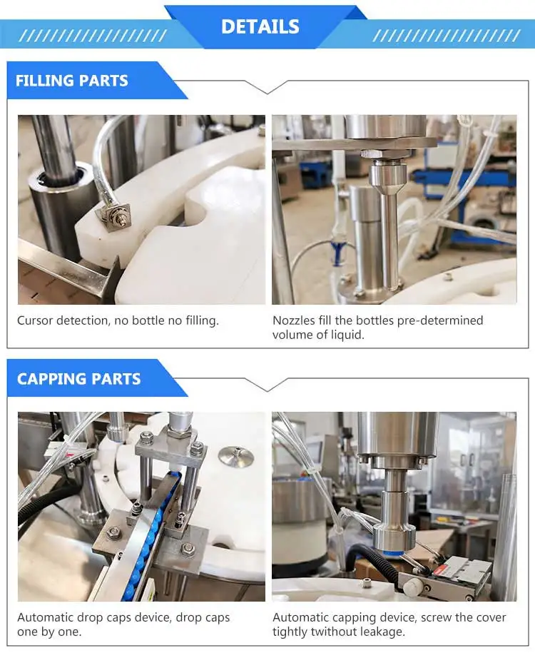 Eye Drops Vial Filling and Capping Machine - Fillinmachine