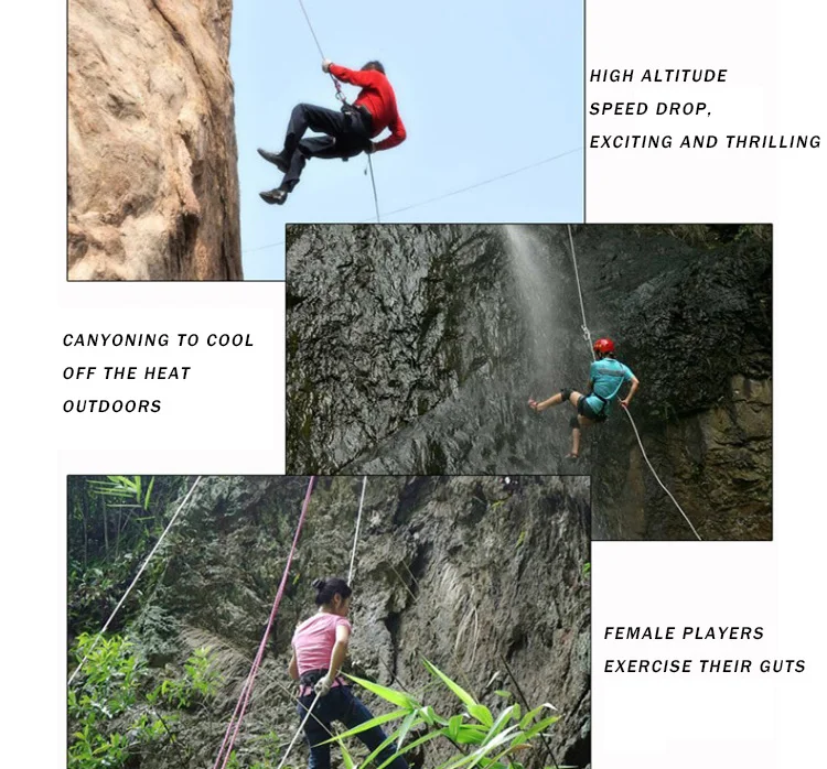 High-rise Escape Rescue Suit with Harness & Figure 8 Descender