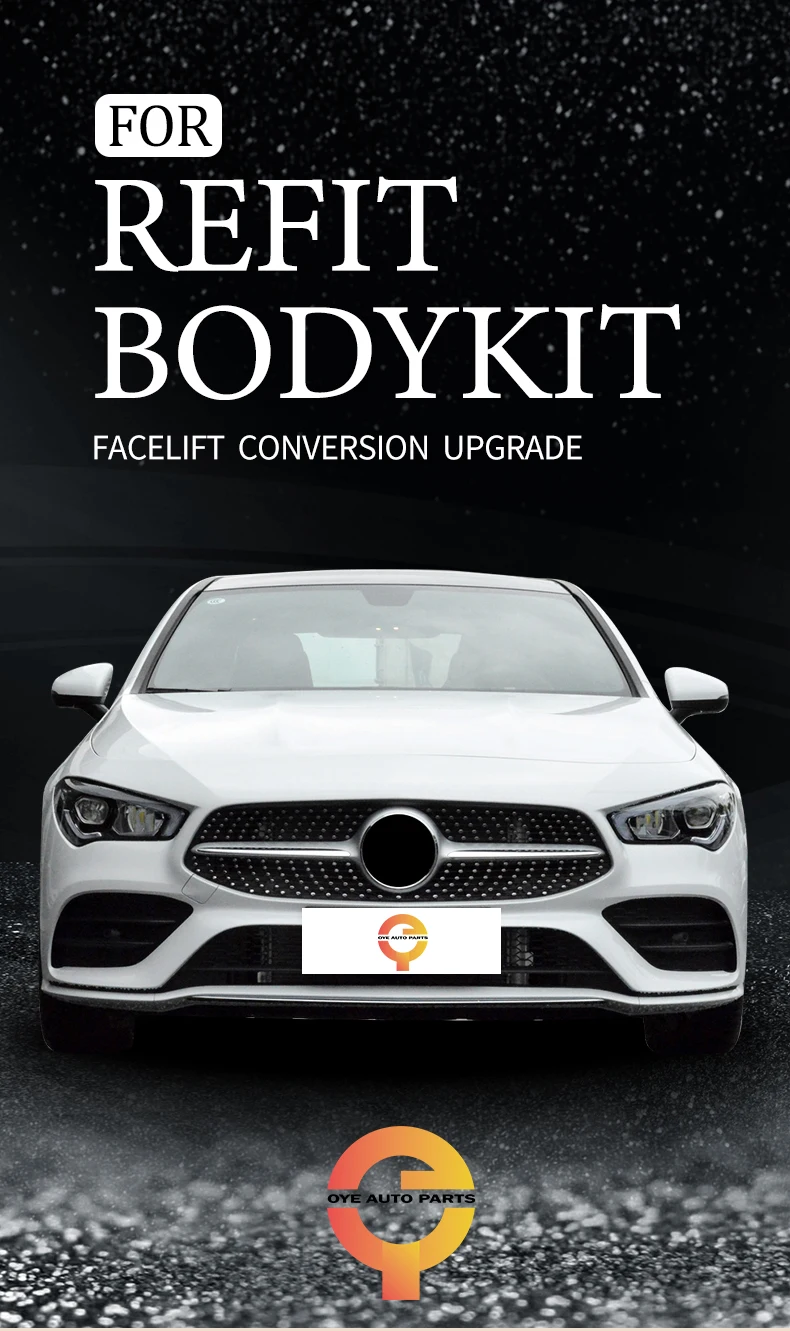 CLA200 Bumper Bodykit with Grille for Mercedes Benz CLA CLASS W117 C117 ...