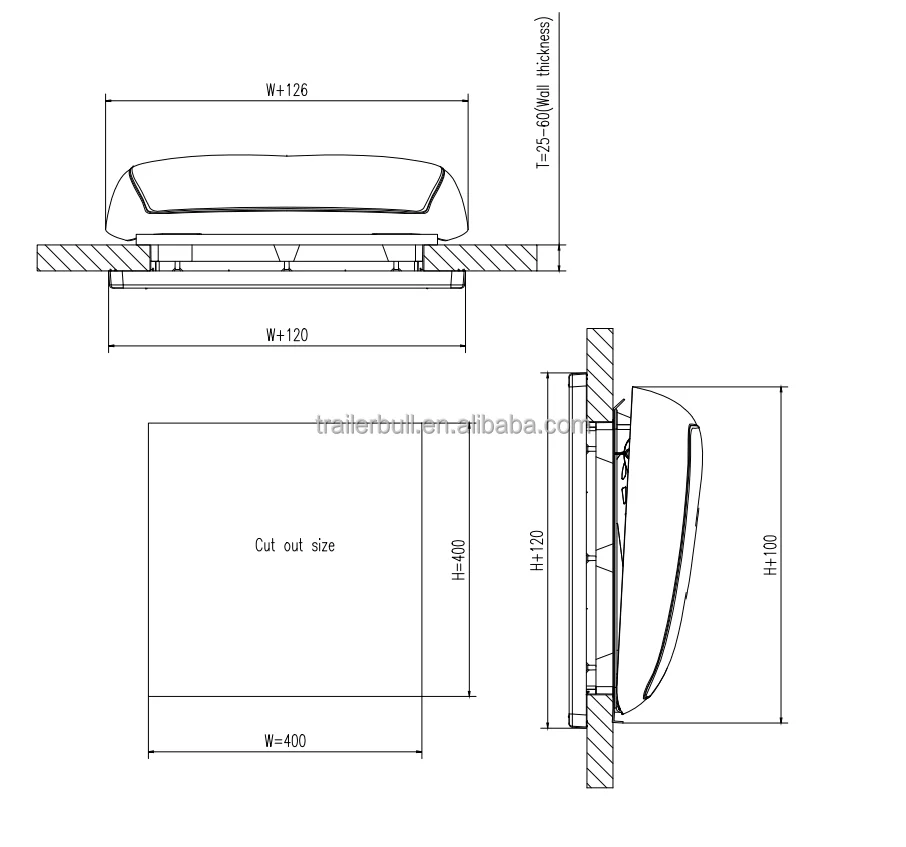 400x400 DIY RV Sunroof - Durable, UV Resistant, and Stylish
