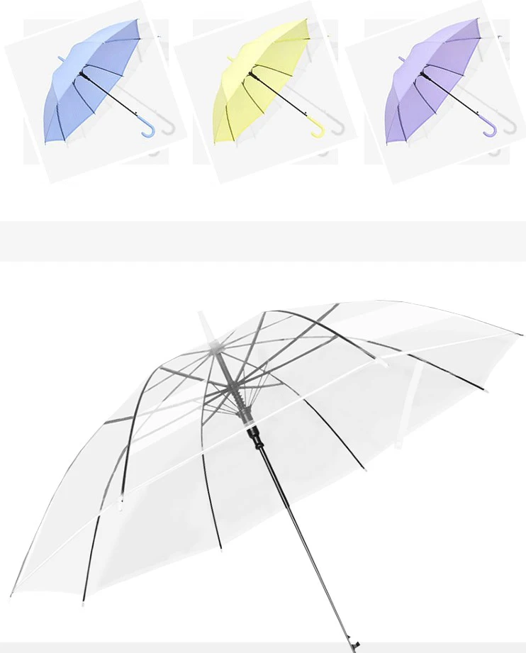 Customizable Umbrellas - DD761 Transparent PVC Kids Parasol