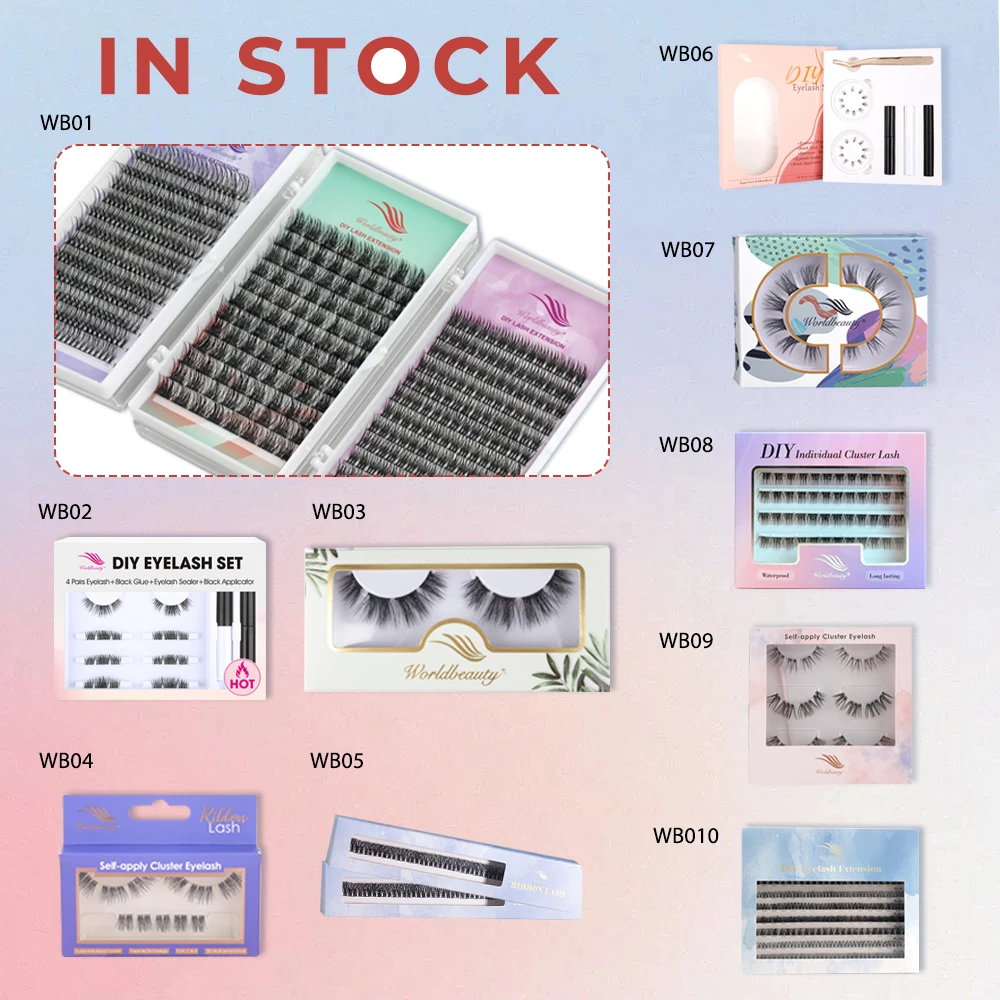 Glue-based Air Diy Lash Segmented Eyelash Diy Lash Clusters Segmented ...