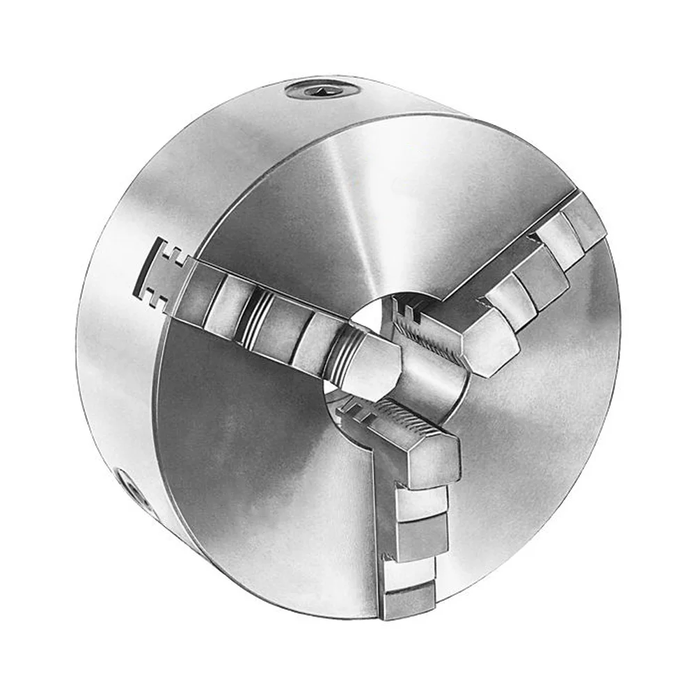 Universal manual lathe chuck double guides 3 jaw self centering chucks ...