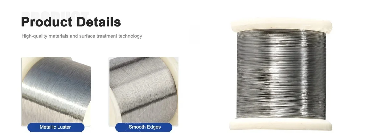 Cr20ni80 Nickel Chrome 80/20 Nicr Resistance Heating Ribbon Flat Wire ...