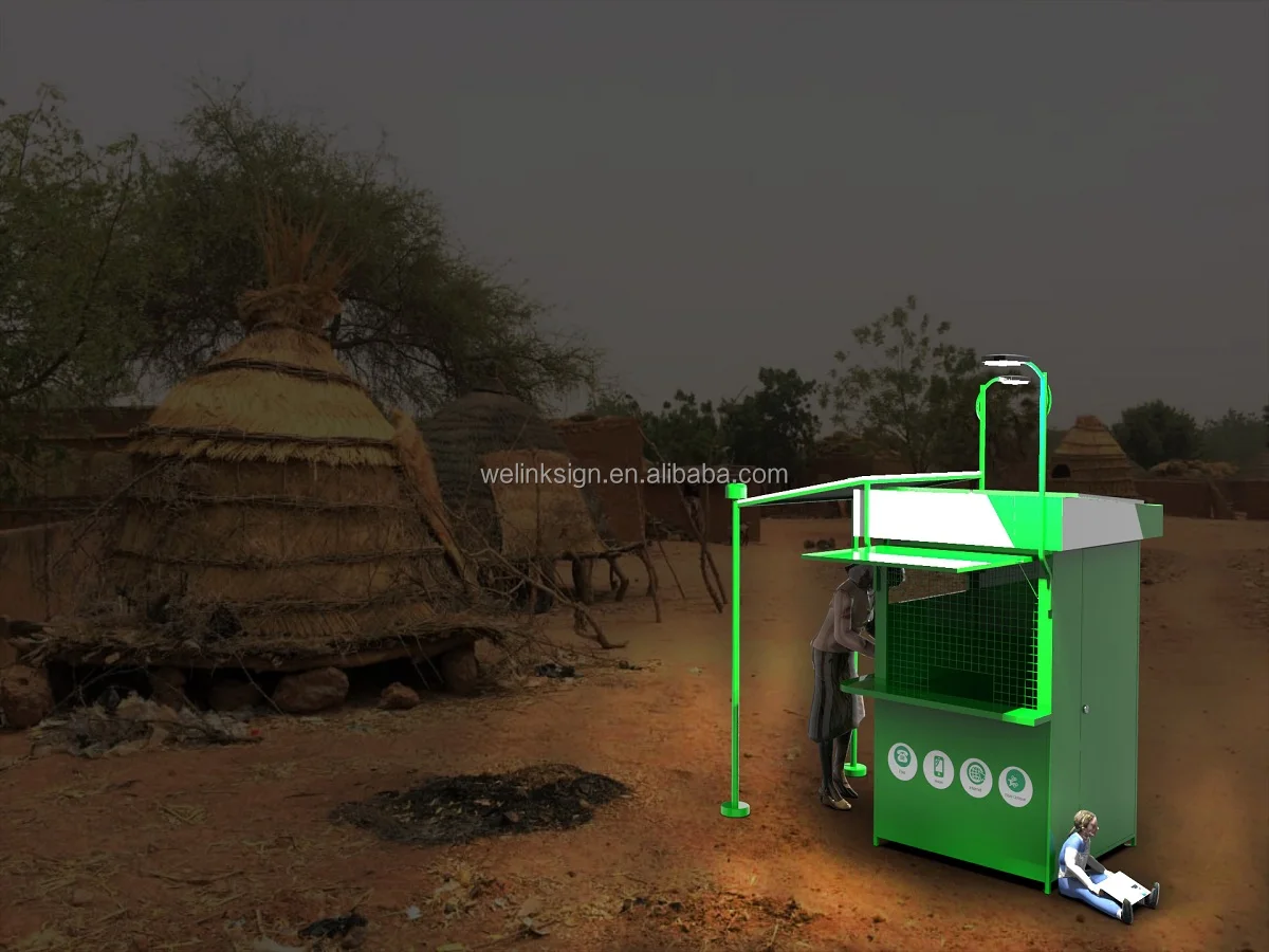 Solar Phone Charging Station - Perfect for Outdoor Kiosks
