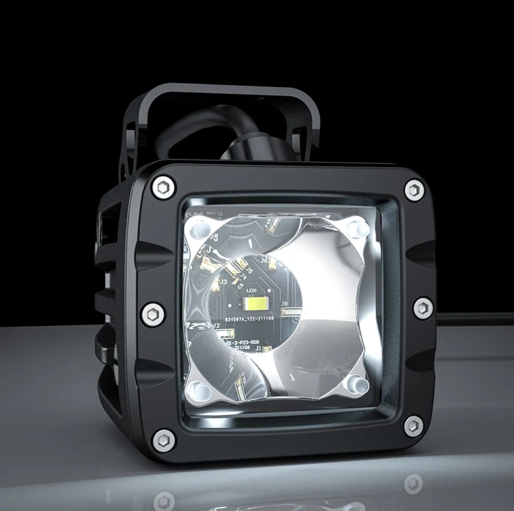 Aurora IP69K Led RGB Work Pod Light Off Road 4x4 ATV UTV Truck RGB ...