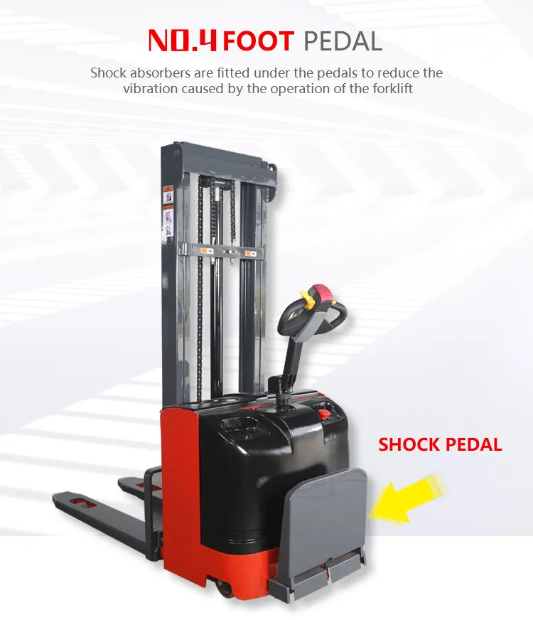 China Suppliers Counter Balanced Electric Stacker Balance Type Reach ...