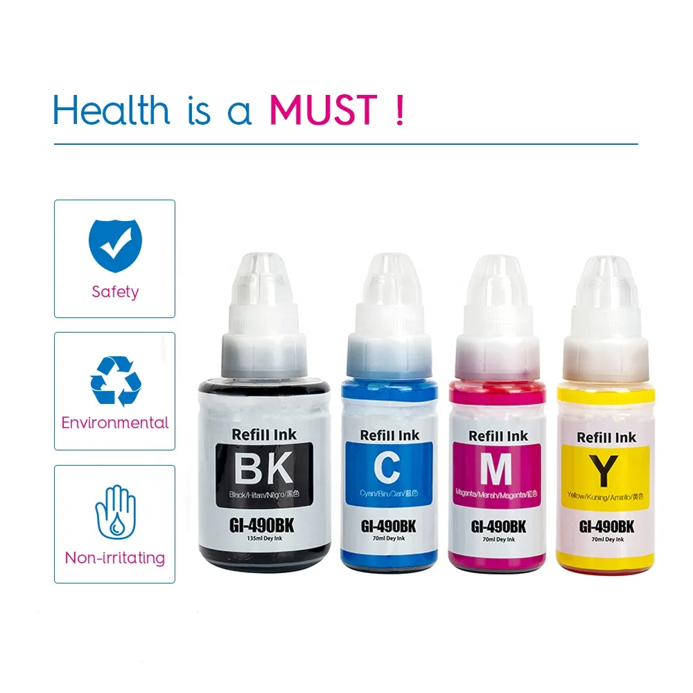 INK-TANK GI490 Compatible Ink for Canon - Eco-friendly
