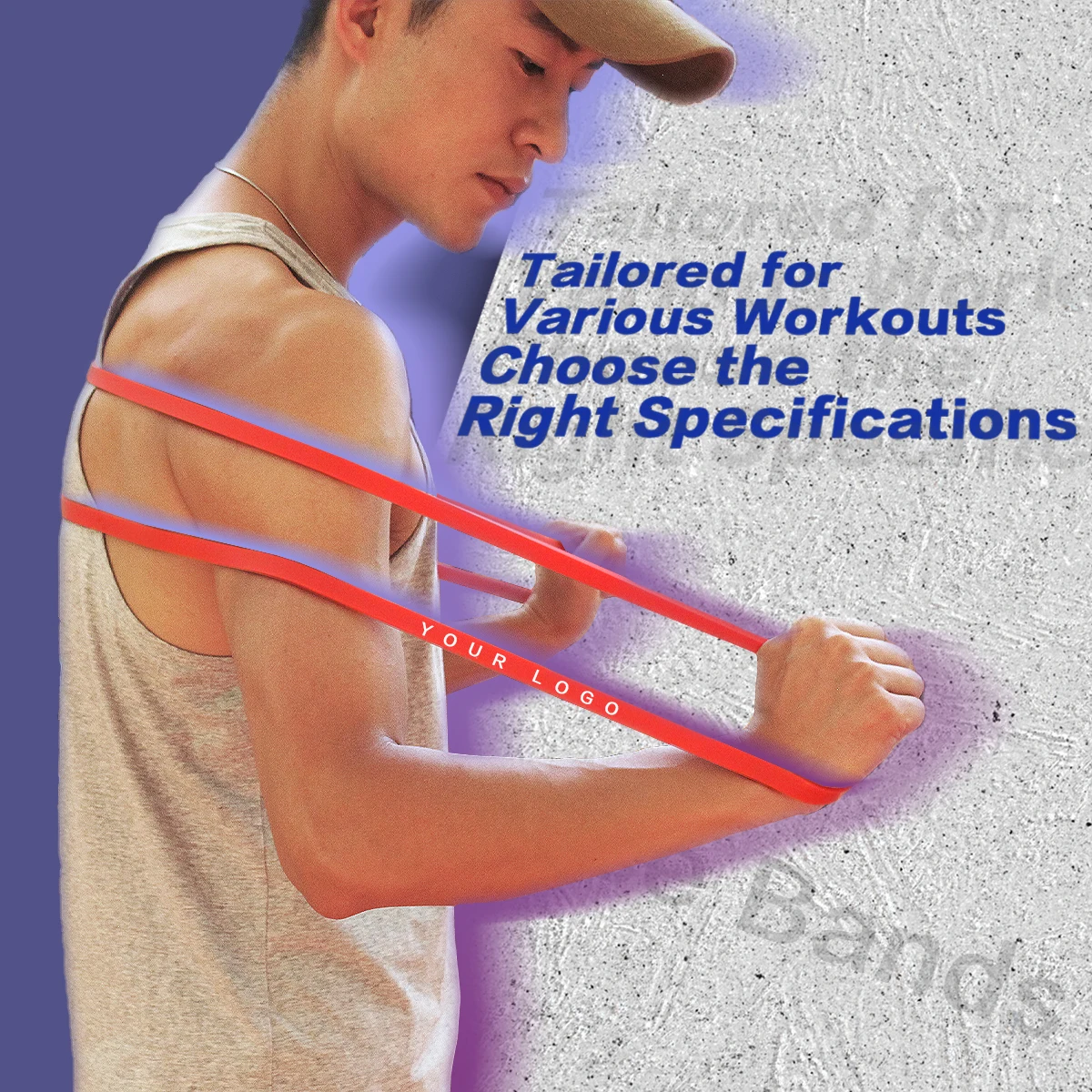 Pull Up Bands Set of 5 Lartex Resistance Bands Power Bands