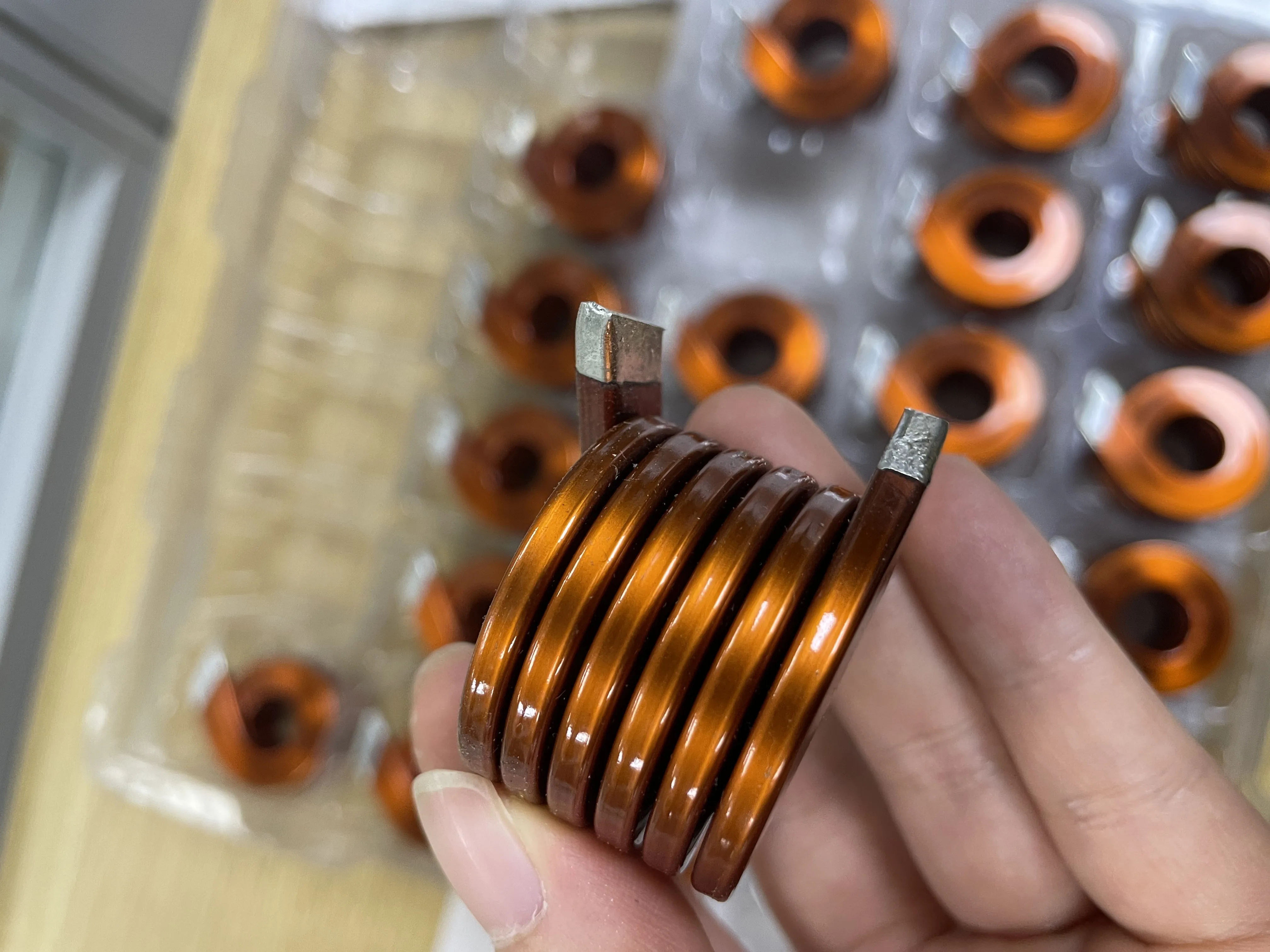 Customized Enameled Flat Copper Wire Coil for Motors