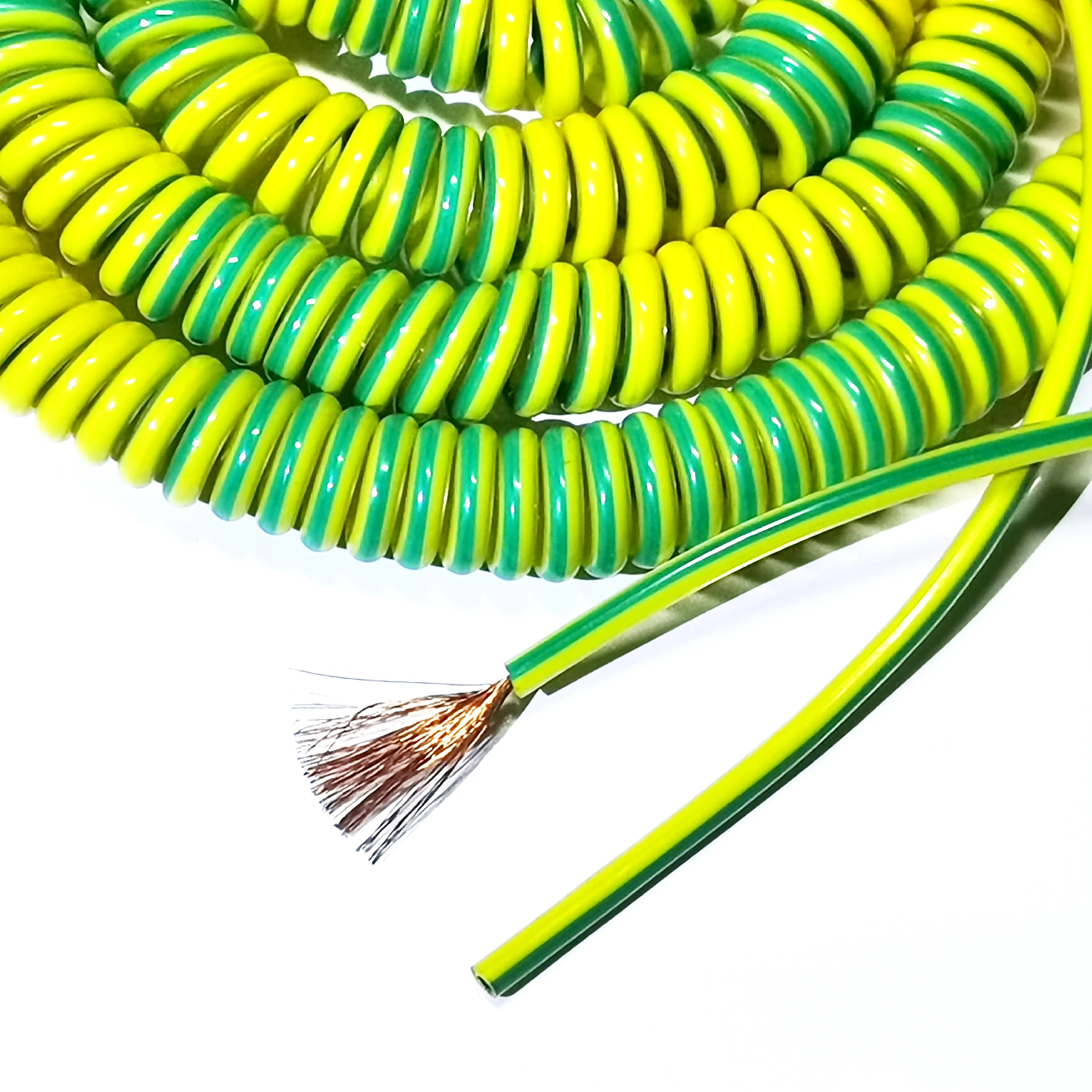 Earth Cable Ground Coil Switch Spiral Cable for Control Box