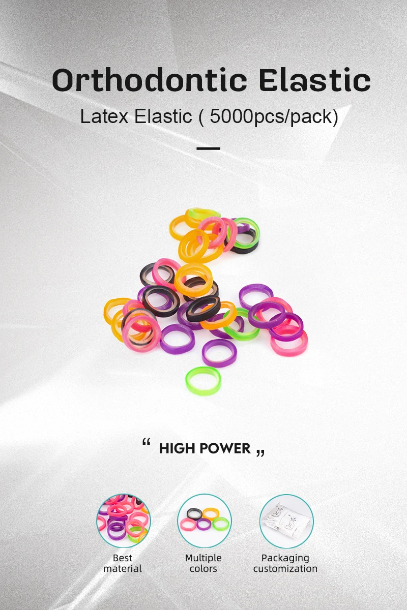 Dental Orthodontic Ortodoncia Latex Elastics Intra Oral Latex Elastic ...