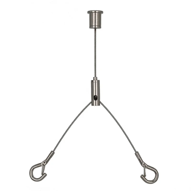 String Outdoor Light Guide Wire Rope Suspension Hanging Cable Kits With ...