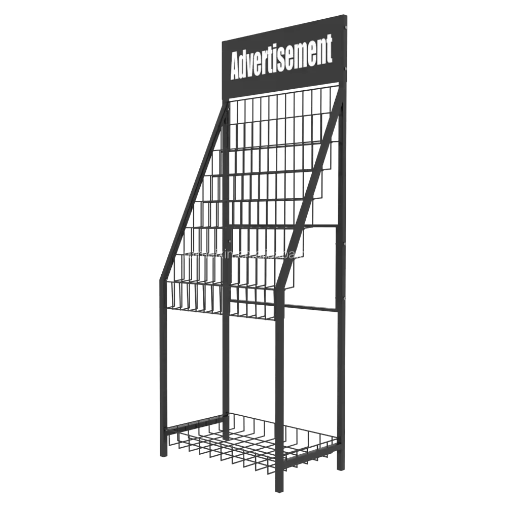 Book Rack for Bookstore - Metal Comic Books Storage Racks