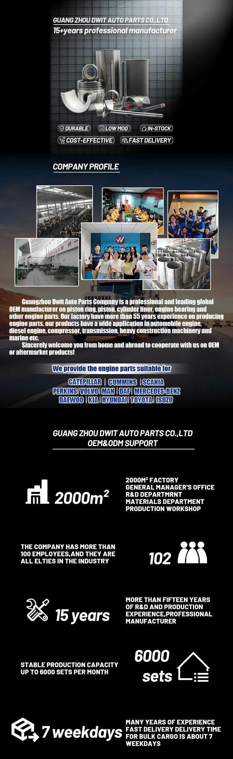 Perkins 4.248 Cast Iron Piston 101.05mm For Diesel Engine & Oem