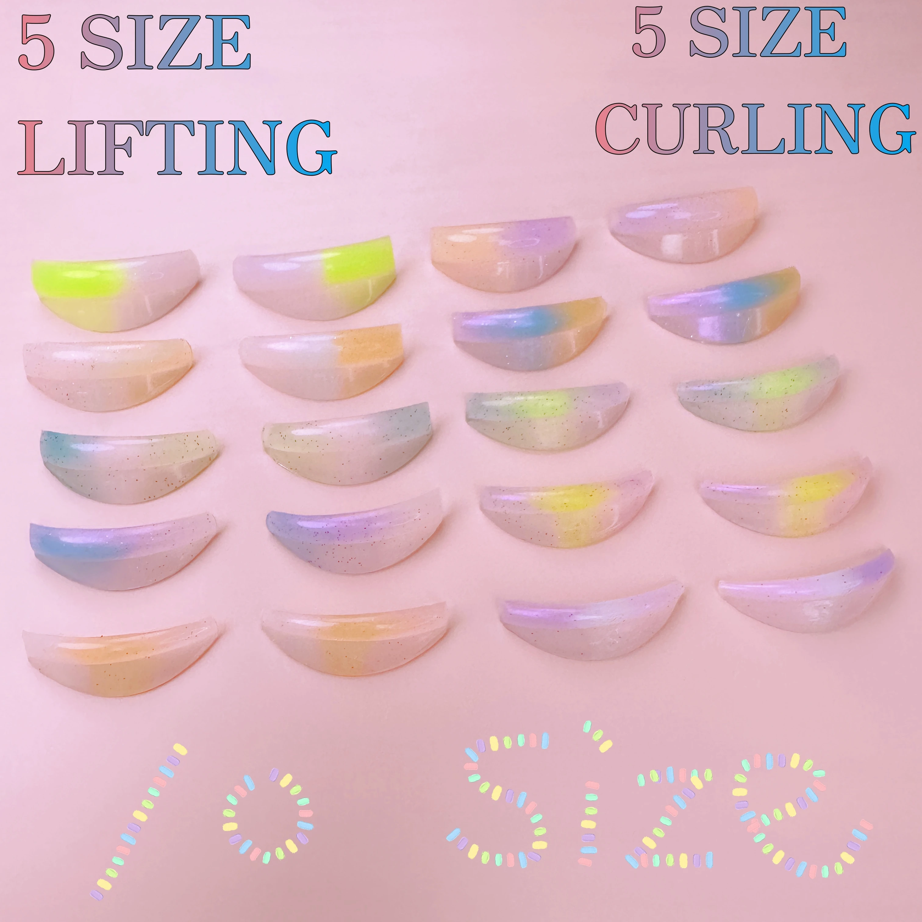 Japanese Ultra Thin Lash Lift Rods Self Sticky Eyelash Perming Shields ...