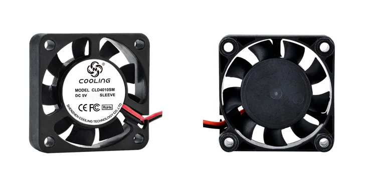 40mm Brushless 40x40x10mm 4010 DC 5V 12V Axial Fan - 26 Db-a