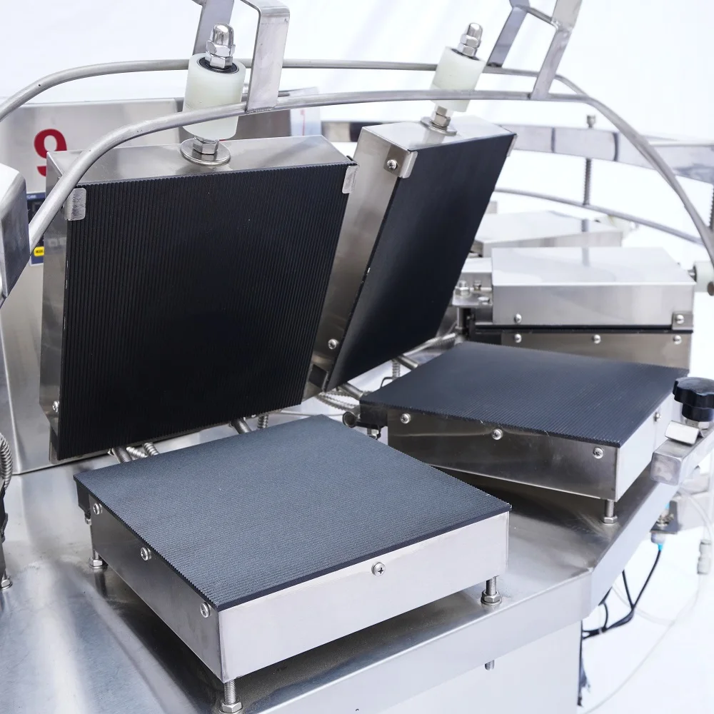 Small Automatic Electric Wafer Roll Production Line Wafer Cookie Baking ...