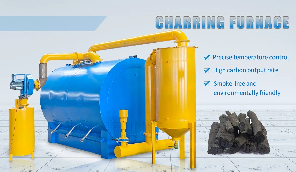 Bamboo Biochar Wood Carbonization Stove for Home Use