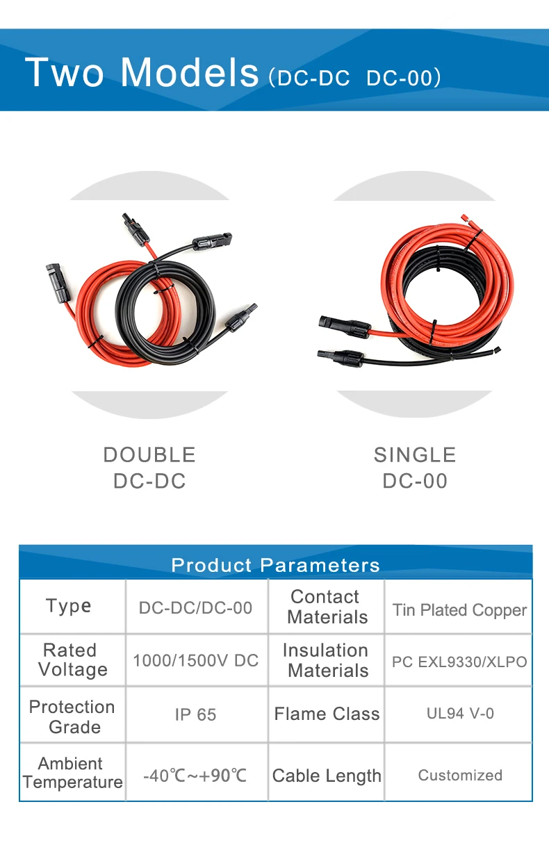 V Solar Ables 6mm 3m Mc 4 Extension Cable - Buy Mc 4 Solar Pv Cable Conector,Cable Del Panel ...