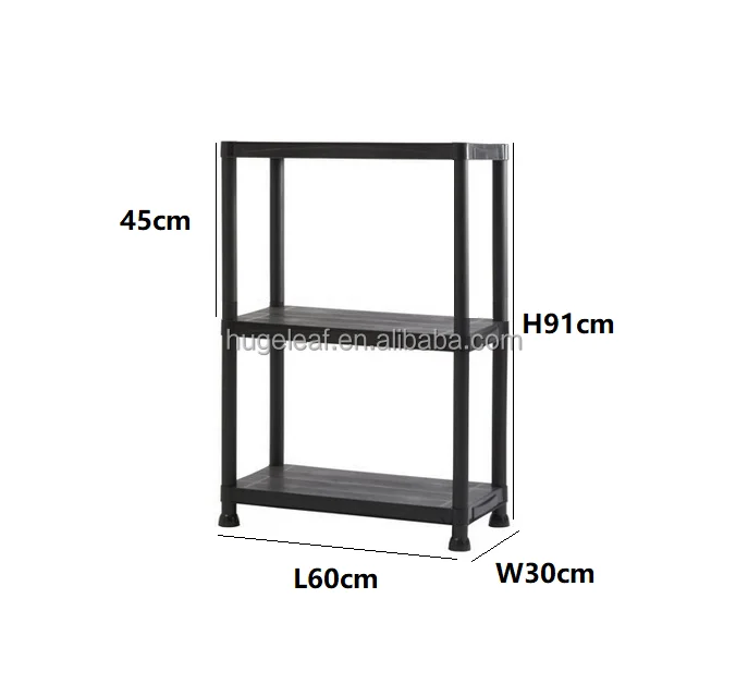 3-tier Easy Assembly Adjustable Lightweight Display Stacking Racks ...