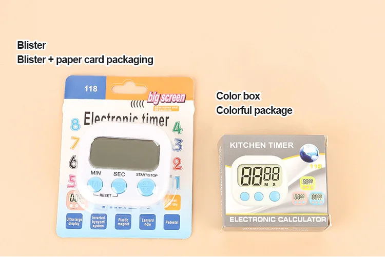 RAYSHINE Screen Countdown Cooking Timers - Loud & Digital