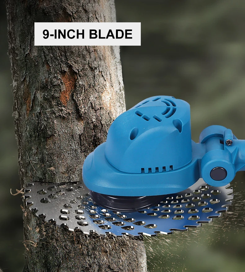 9 Inches Portable Handheld Rechargeable Electric Battery Grass Cutter ...