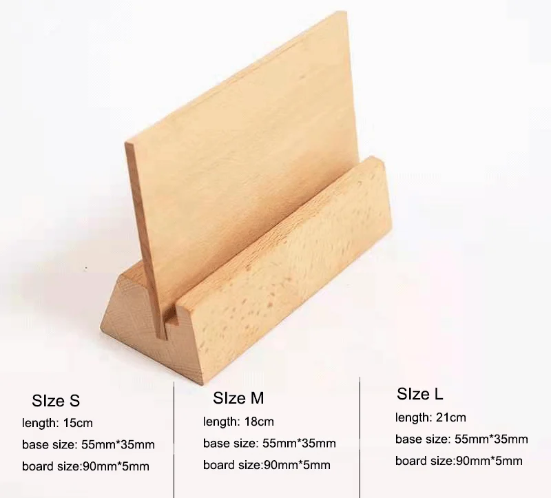 Wooden Calendar Stand Holder - Stylish Table Top Display