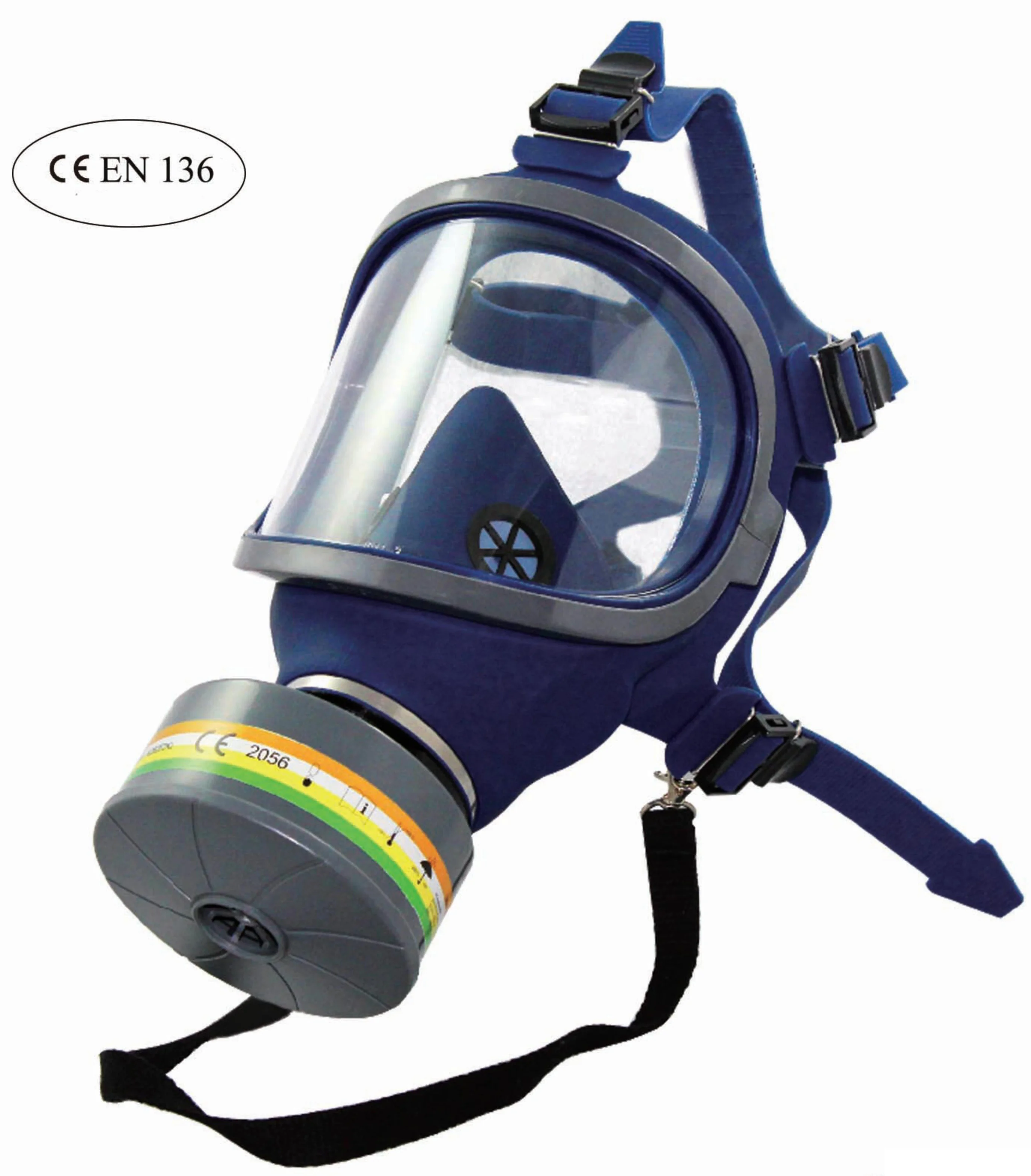Hot Sale Full Face Gas Mask with Double Filters - Reusable