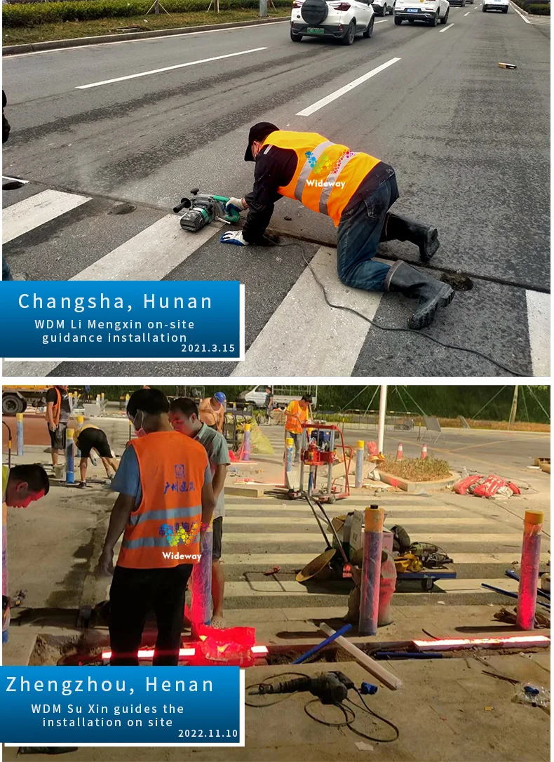 Zebra Crossing Lights - Durable, Waterproof Ground Traffic Lights