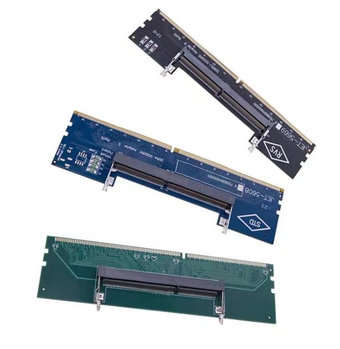 DDR3 DDR4 DDR5 Laptop To Desktop Memory Adapter Card SO-DIMM To PC DIMM Card Connector Card ...