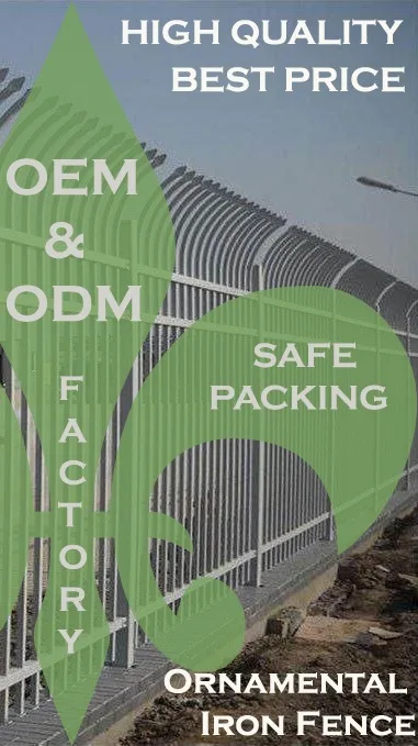 Hoge Kwaliteit Ornemental Ijzer Metalen Hek Voor Thuis Tuin Bescherming ...