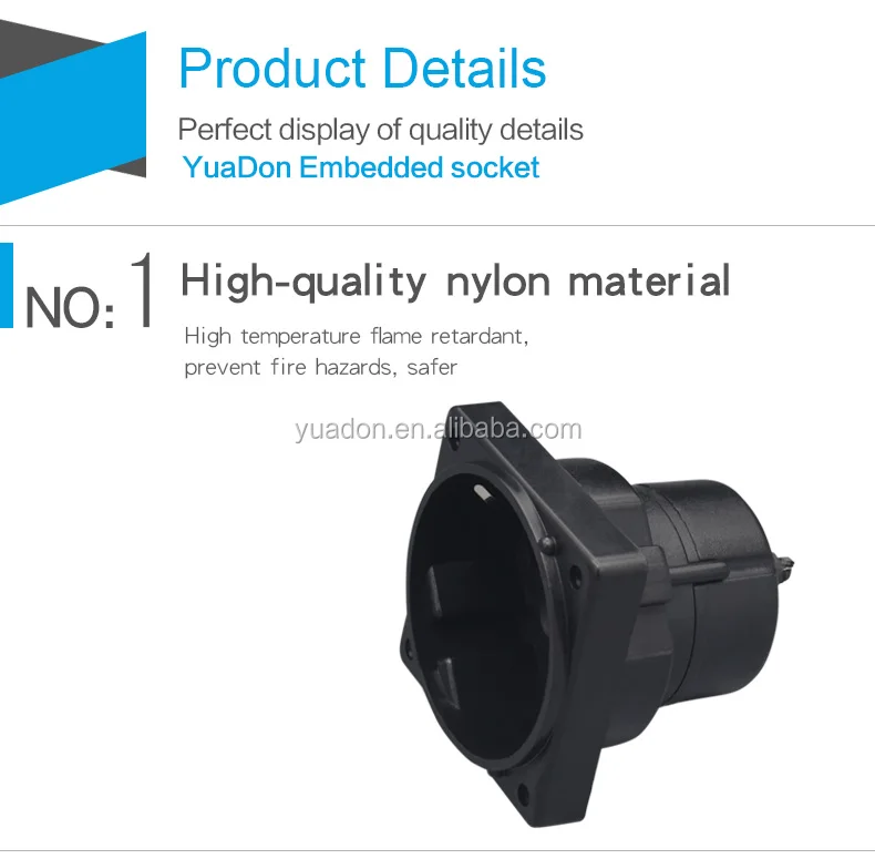 Korea Eu Schuko Pdu Wire Receptacle Power Socket Outlet Inlet Kcc ...