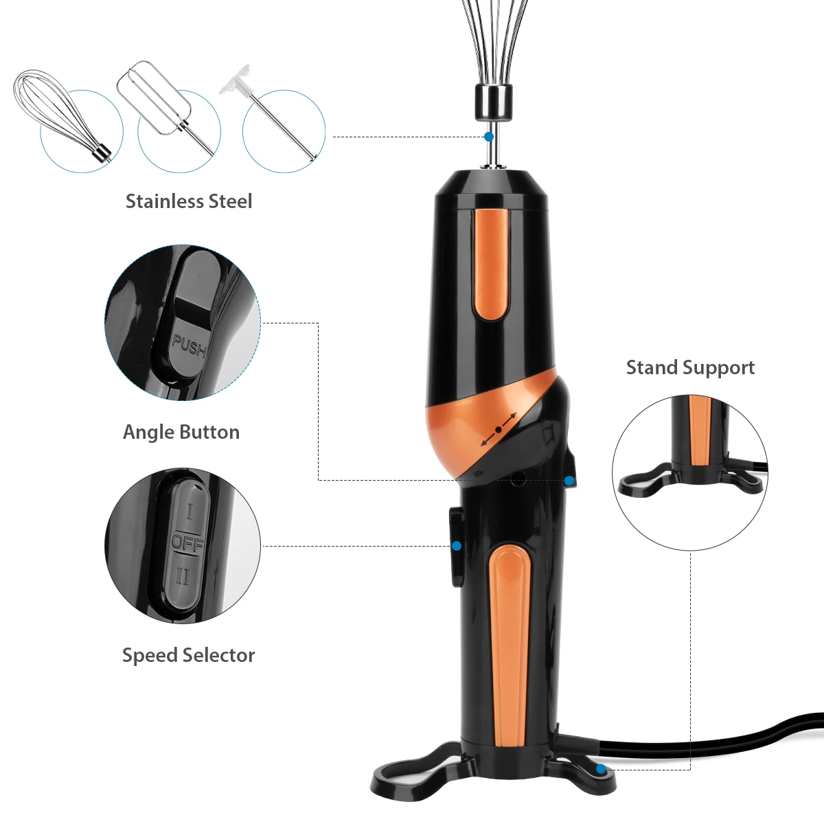 Portable Mini 3 in 1 Portable Usb Rechargeable Blender Kitchen Hand ...