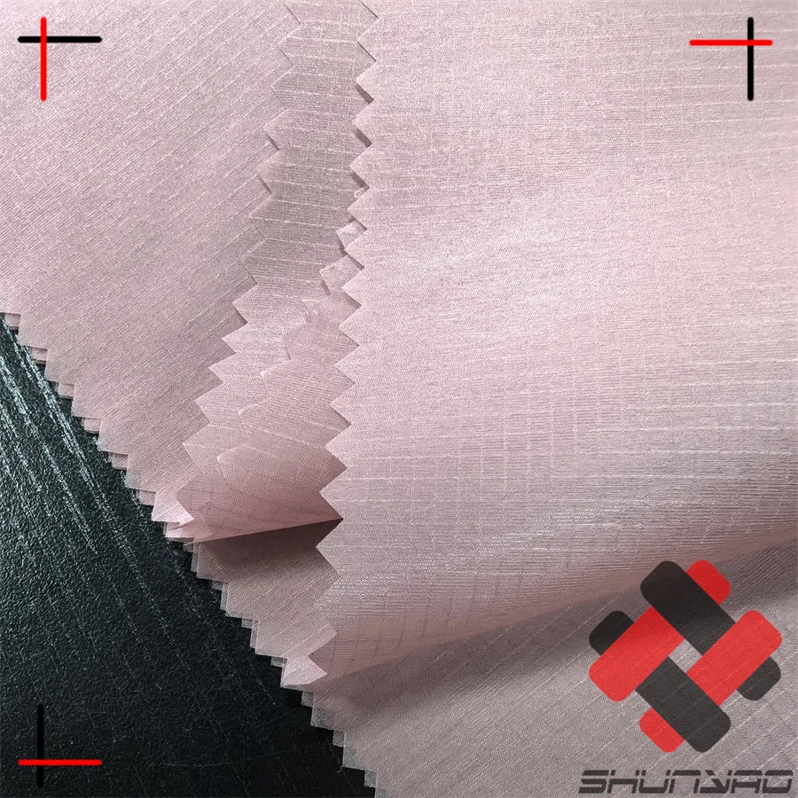 Light Weight 10D Silnylon Ripstop Nylon Fabric Silicone Coated