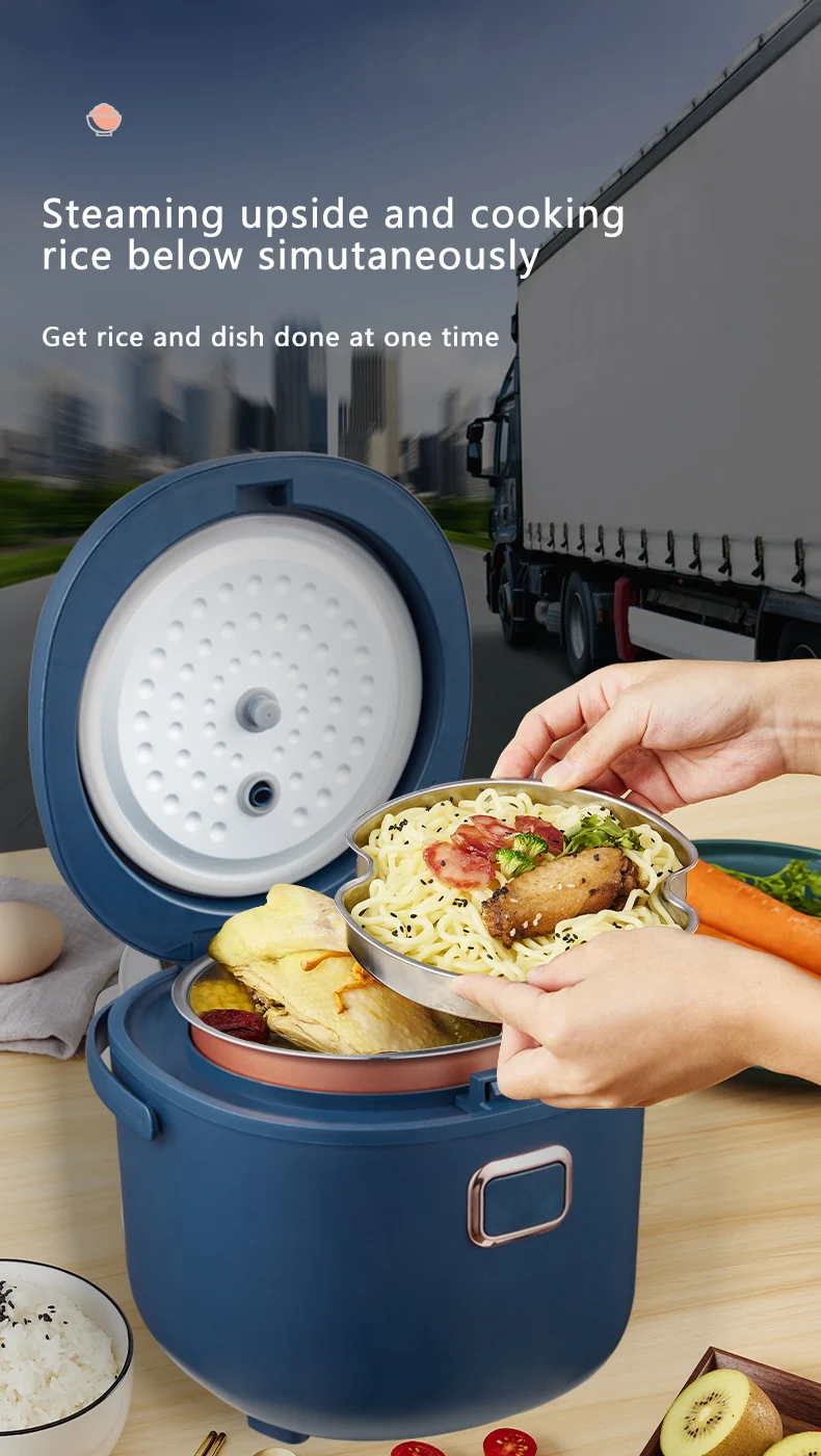 2L Portable Car Rice Cooker - Fast, Efficient Cooking