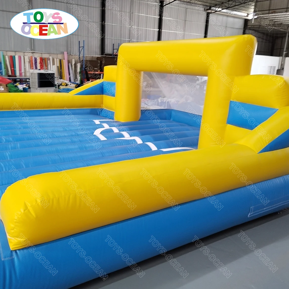 Custom Commercial Inflatable Soap Football Field Soccer Pitch ...