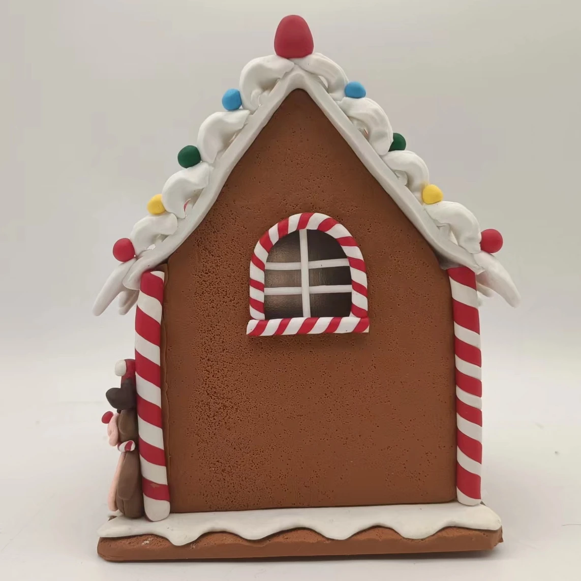Customized Clay Dough Middle Reindeer Gingerbread House for Christmas ...