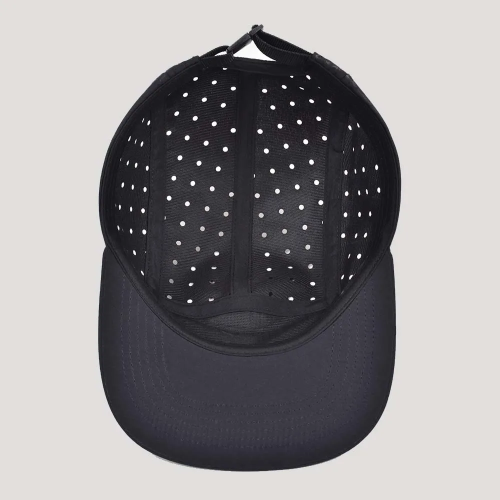 Custom 5 Panel Nylon Unstructured Quick Drying Sports Cap Waterproof ...